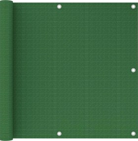 vidaXL Balkonová zástěna 90 x 600 cm HDPE [42323] Barva: Tmavě zelená