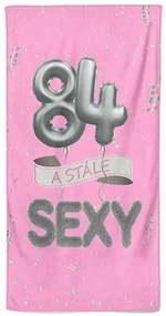 Osuška Stále sexy – růžová (věk: 84, Velikost osušky: 100x170cm)