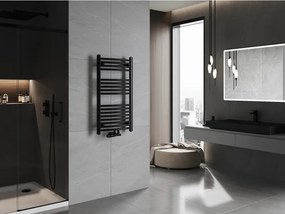 Mexen Ares koupelnový radiátor 900 x 500 mm, 372 W, černý - W102-0900-500-00-70