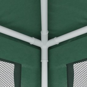 Party stan se 4 síťovanými bočnicemi zelený 2 x 2 m HDPE 319218