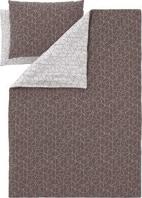 Livarno® Saténové ložní povlečení, 240 x 220 cm, 70 x 90 cm (hnědá)