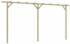 vidaXL Zahradní pergola 410 x 40 x 203 cm dřevo