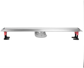 Rea Neox Superflow, odtokový žlab 60cm, broušená ocel, REA-G2705