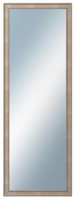 DANTIK - Zarámované zrcadlo - rozměr s rámem cca 50x140 cm z lišty TOOTH malá stříbrná (3162)