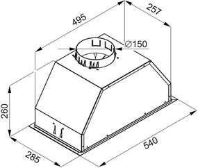 Kluge Odsavač par Kluge KOV5002BLG