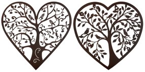 Gilde Kovová dekorace Srdce se stromem