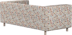 Potah na pohovku IKEA  Klippan 2-místná barva oranžová látka pletený vzor, vzorované