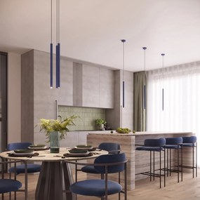 Sollux Lighting Závěsné svítidlo ARCHE 2P ultramarín
