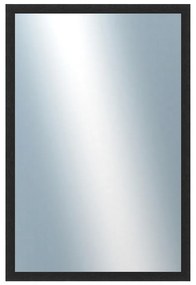 DANTIK - Zarámované zrcadlo - rozměr s rámem cca 40x60 cm z lišty KASETTE černá (2759)