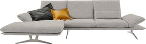 XXXLutz ROHOVÁ SEDAČKA, textil, světle šedá Koinor - Sedací soupravy - 001171002407