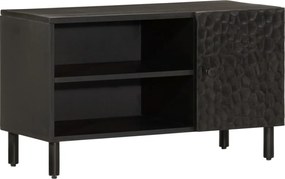 vidaXL TV skříňka 80 x 31 x 46 cm masivní mangovníkové dřevo [356906] Barva: Černá