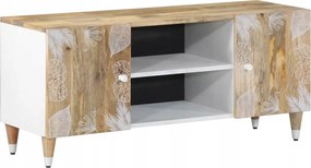Tv skříňka 105x33,5x46 cm masivní mangovníkové dřevo