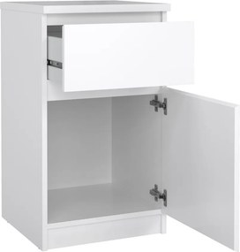 FALCO Noční stolek Simplicity 221 bílý lesk