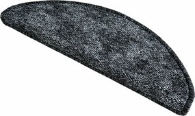 Vopi Nášlapy na schody Madrid šedý půlkruh, samolepící - 24x65 půlkruh (rozměr včetně ohybu)