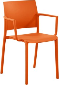 Židle Valtor – oranžová