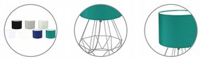 Stolní lampa Indigo, 1x textilní stínítko (výběr ze 7 barev), (výběr ze 3 barev konstrukce)