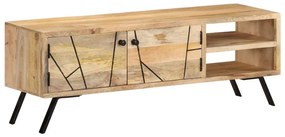 TV stolek 110 x 30 x 40 cm masivní mangovníkové dřevo 328312