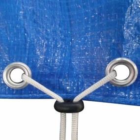 Krycí plachty na bazén 2 ks PE kulaté 540 cm 90 g/m² 3082802