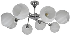 Chromové stropní svítidlo Raul pro žárovku 8x E14  - Candellux