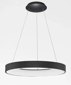 LED lustr Rando Thin 60 4000K černé