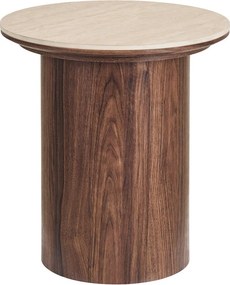 Kulatý odkládací stolek s keramickou deskou ø 45 cm Delphi – House Nordic