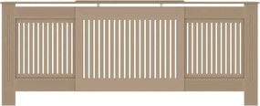 Kryt radiátoru 2 ks Dub sonoma 205 x 20,5 x 81,5 cm 3403240