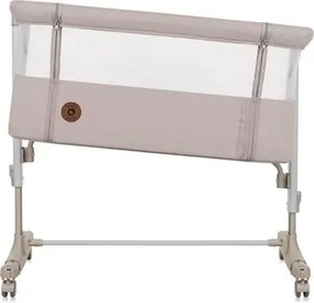 LIONELO Postýlka Aurora 3v1 Beige Cappuccino / Kovový rám / 4 kolečka