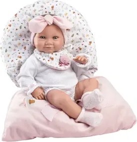 Llorens 73901 NEW BORN HOLČIČKA - realistická panenka miminko s celovi