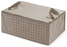 Textilní úložný box na peřinu Compactor "Rivoli" 70 x 50 x 30 cm, hnědý