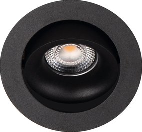 Maxlight H0118 BELLATRIX Zápustné vestavné svítidlo naklonitelné, černé, bez LED modulu H0112
