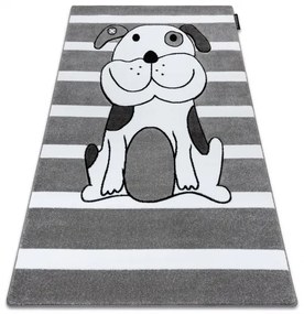 Dětský kusový koberec PETIT Pes šedý Rozměr: 180x270 cm