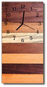 Nástěnné hodiny vertikální Uměle hnědé dřevo