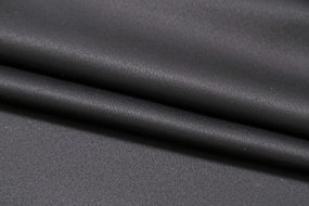 Černý závěs OXFORD 140x250 cm Zavěšení: Kovové kroužky