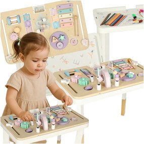 Creative Corner Lulilo montessori pastelový manipulační stolek