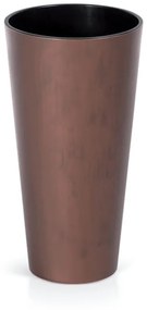 PROSPERPLAST Květináč - TUBUS SLIM CORTEN Průměr: 30 cm
