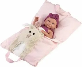 Llorens 73812 NEW BORN HOLČIČKA - realistická panenka miminko s celovi
