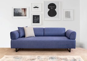 Hanah Home Pohovka INFINITY s postranním stolkem modrá 560ARE1322
