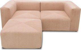 XXXLutz ROHOVÁ SEDAČKA, textil, růžová, barva růžového zlata MID.YOU - Online Only sedačky - 001776018420