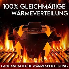 GUSSKÖNIG Sada mini litinových pánviček 6× 300 ml / Sada litinových pá