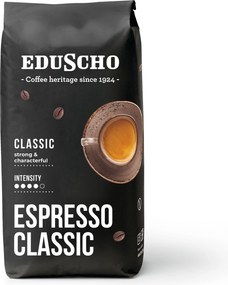 Eduscho Espresso Classic 1 kg zrnkové kávy - Intenzita: 4/5