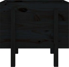 vidaXL Zahradní truhlík medově hnědý 62x50x57 cm masivní borové dřevo [825209] Barva: Černá borovice