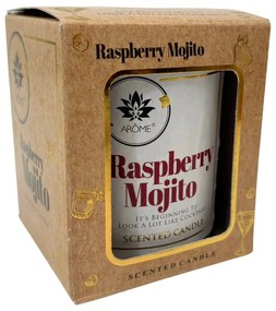 ARÔME Svíčka s vůní drinku 125 g Raspberry Mojito