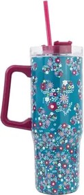 STOR Termohrnek Mickey / Termohrnek / Nerezová ocel / 940 ml / S brčke