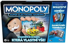 Společenská hra monopoly super elektronické bankovnictví