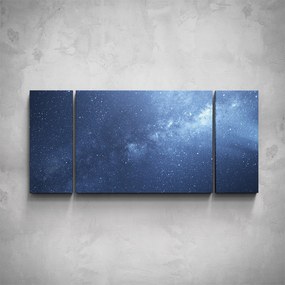 3-dílný obraz - Noční obloha - PopyDesign