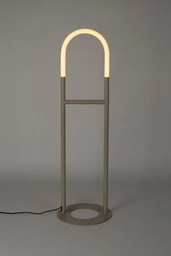 Béžová LED stmívatelná stojací lampa (výška 135 cm) Arch – Zuiver