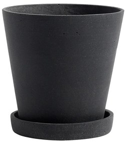 HAY Květináč Flowerpot M, Black