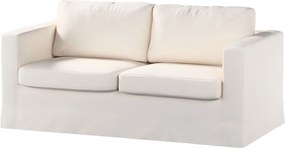 Potah na pohovku IKEA  Karlstad 2-místná , nerozkládací, dlouhý barva béžová látka pletený vzor