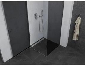 Mexen Pretoria sprchový kout s otočnými dveřmi 90 x 90 cm, Grafitově černá, Chromovaná - 852-090-090-01-40