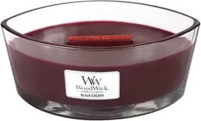 WoodWick Black Cherry Elipsa 453.6g - svíčka loď / doba hoření: až 40